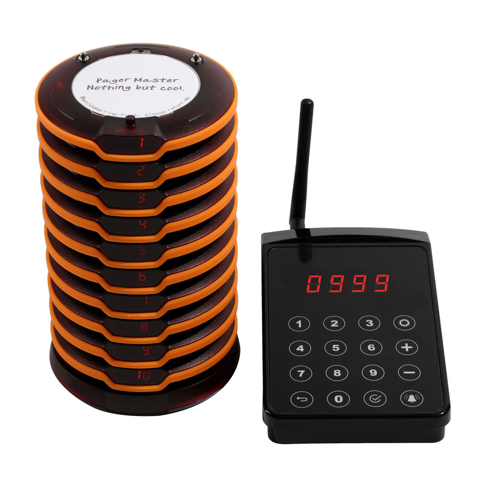 Coaster pager call system restaurant pager wireless calling system for ...
