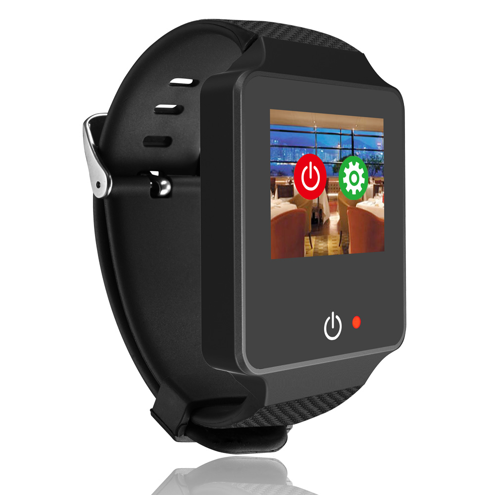 Wireless Paging System Cafe Restaurant Calling Touch Screen Watch Pager ...